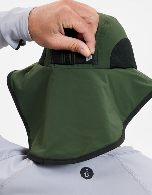 Khaki Water Sports Hat UPF 50+ For Men | Sun Protection Solbari