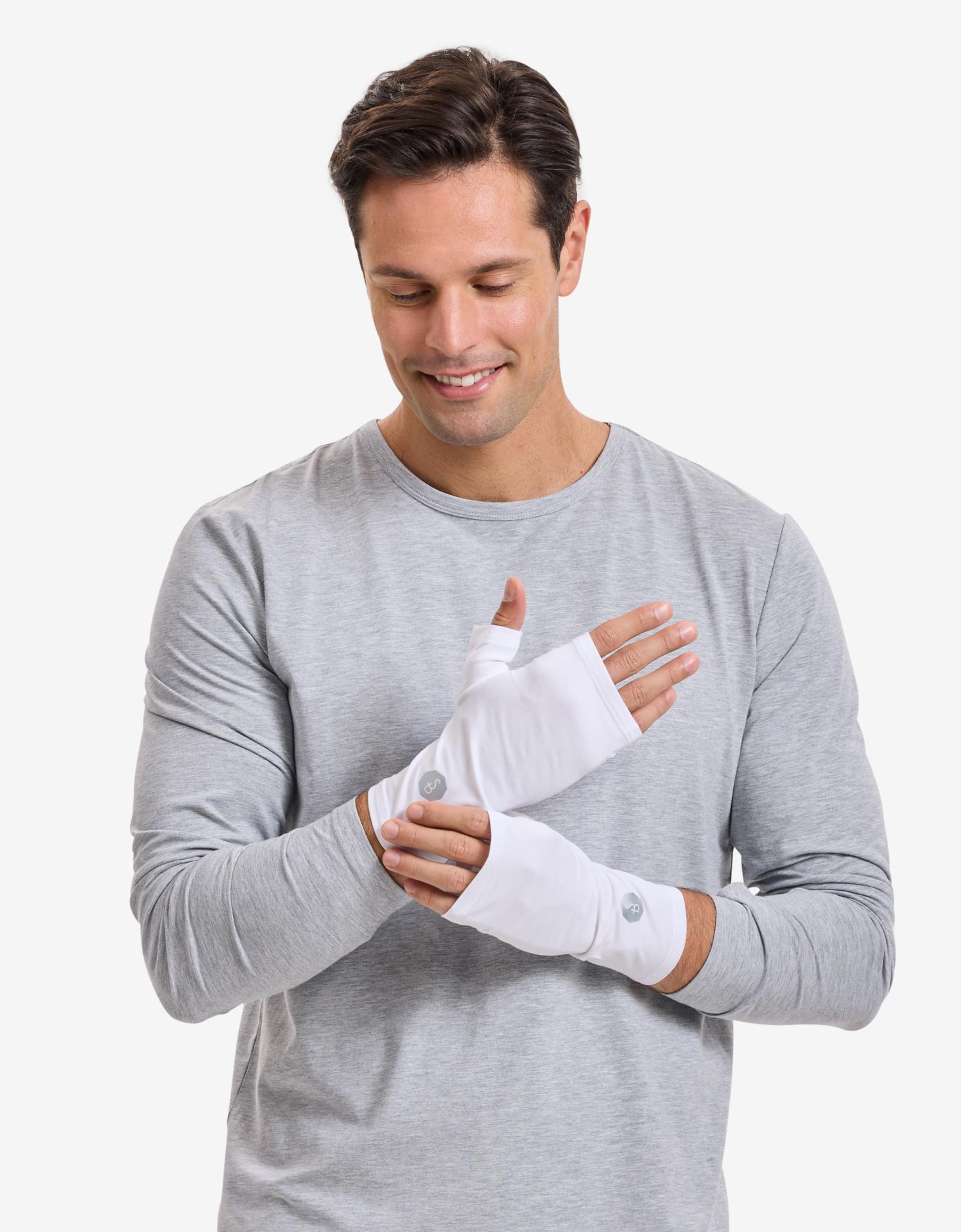 Men's Sun Hand Covers UPF 50+ Sensitive Collection | UV Hand Protection ...
