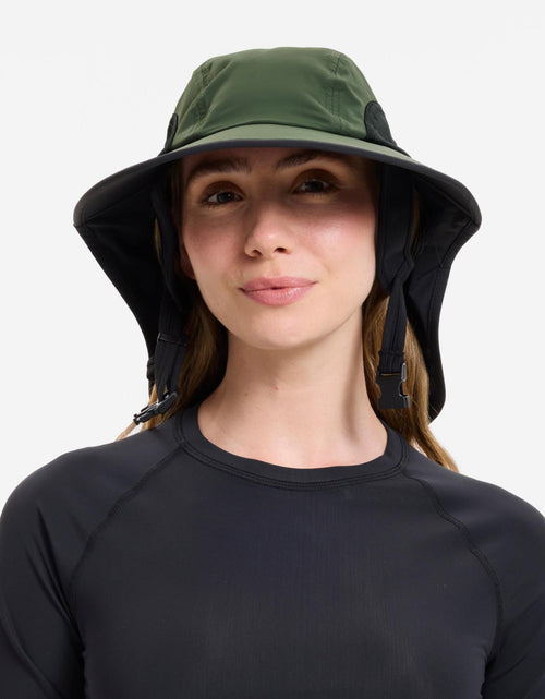Khaki Water Sports Hat UPF 50+ For Women | Sun Protection Solbari