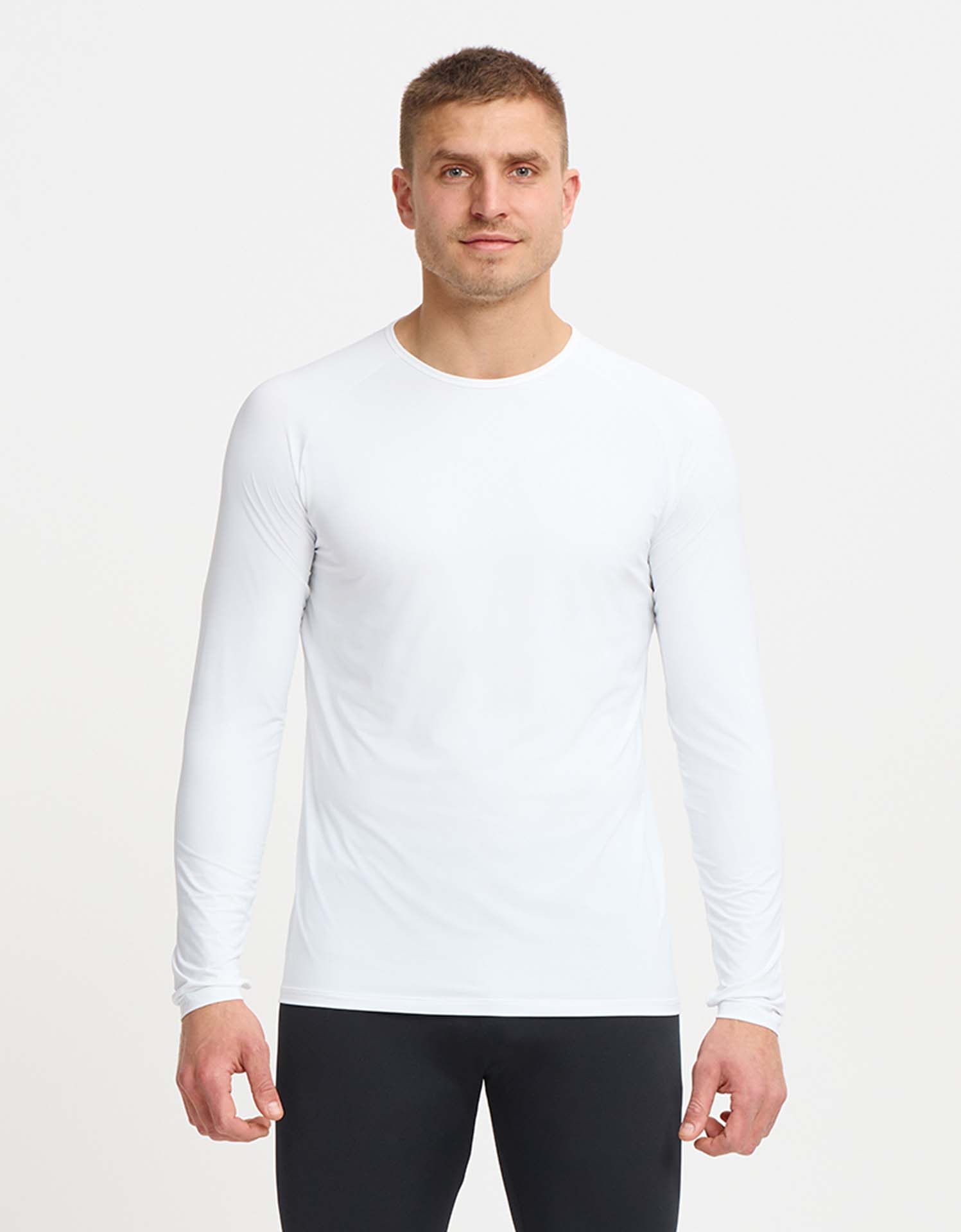 Men's UPF 50+ Long Sleeve Sun Protective Base Layer, Sun Protection Top ...